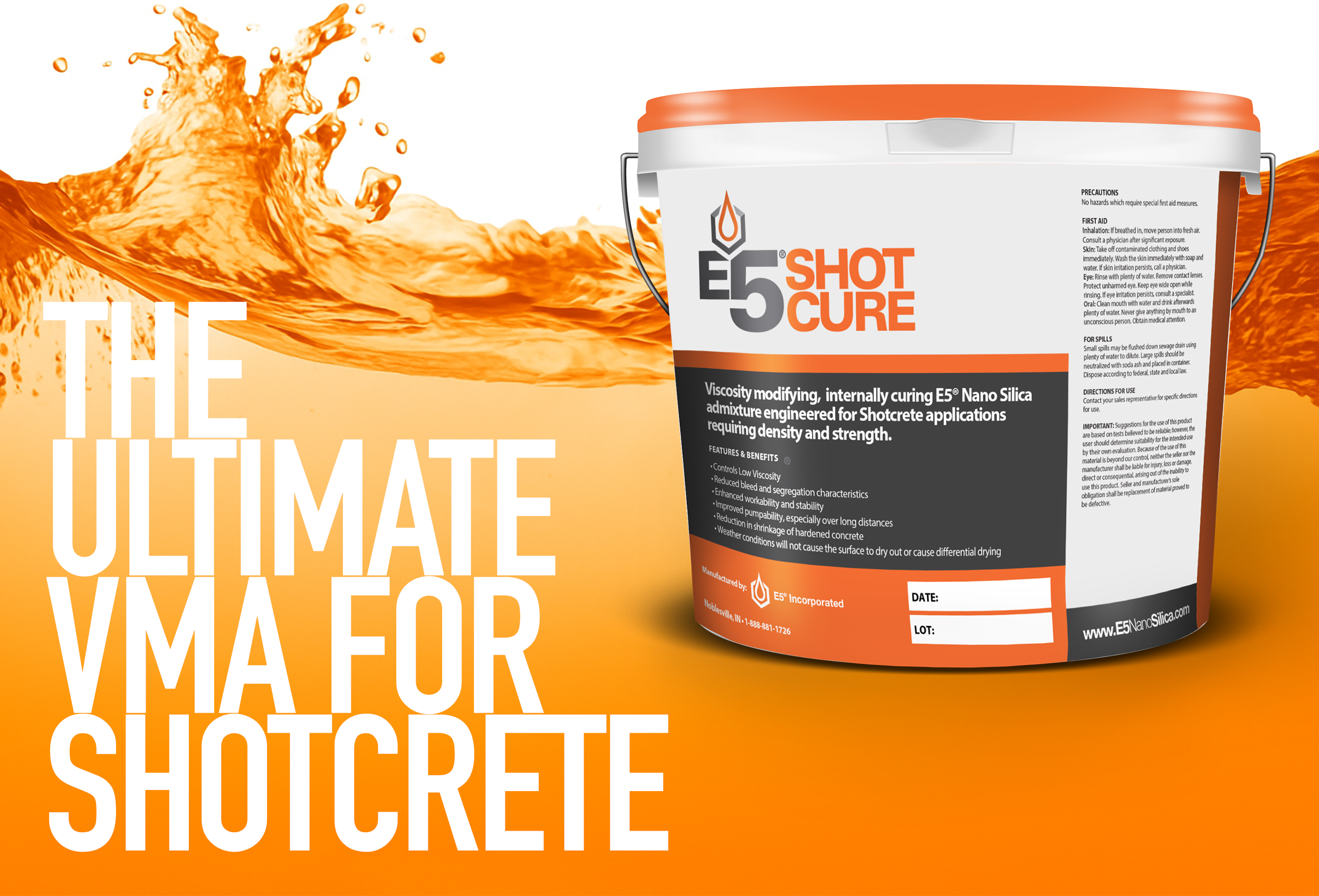 Cure Concrete From The Inside Out | Build Confidently | E5® Nano Silica